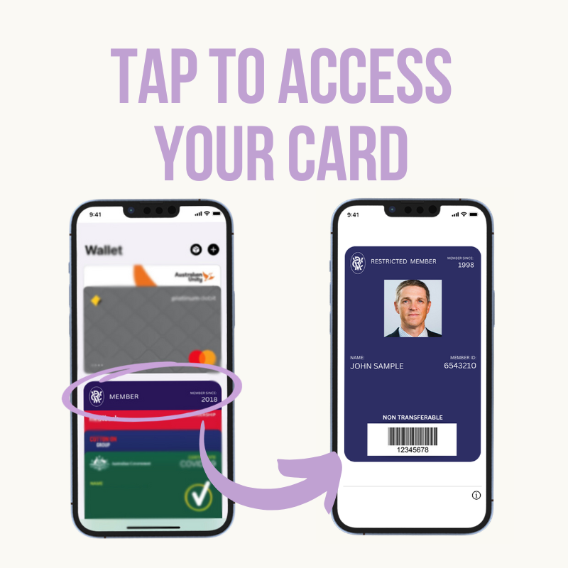 Adding your digital VRC Membership card to your Apple Wallet | VRC Members