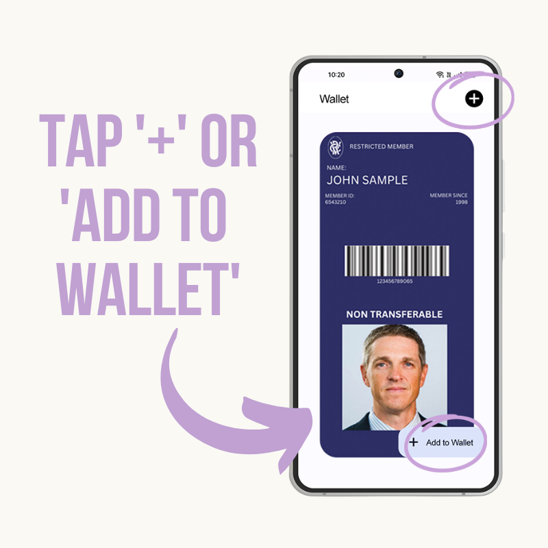 Adding your digital VRC Membership card to your Apple Wallet | VRC Members